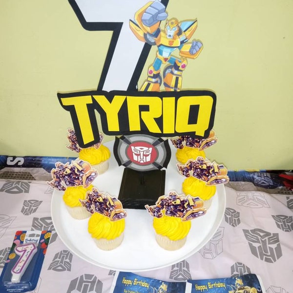 12 Pieces of Transformers Cupcake Toppers - Etsy