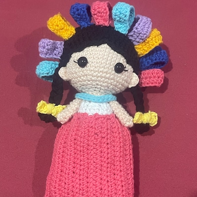 Princess Lele Amigurumi Doll Crochet Pattern, Frida Khalo Amigurumi ...