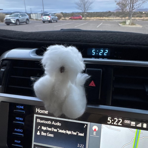 Handmade Wool Silkie Chicken Car Air Vent Clip: Farm Animal Car Decor ...