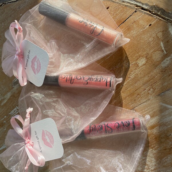 Personalized Christmas Ornament, Lip Gloss, Gifts for Her, Personalized ...