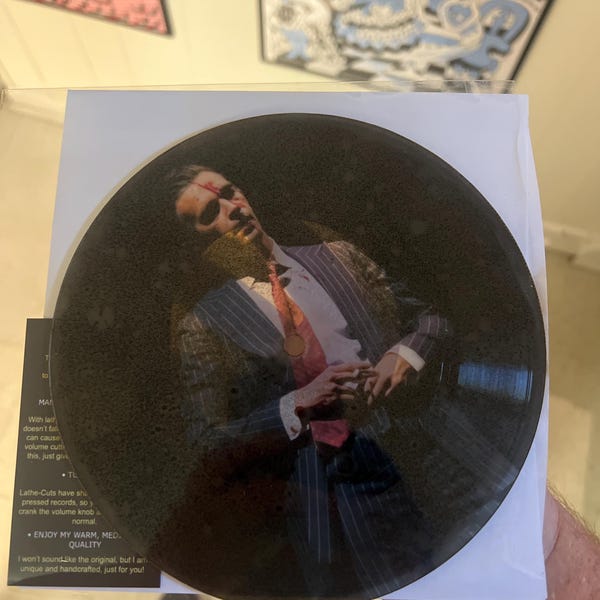 Custom Made Lathe Cut Vinyl Record 7"/12” 33/45 Rpm - Your Music on A ...