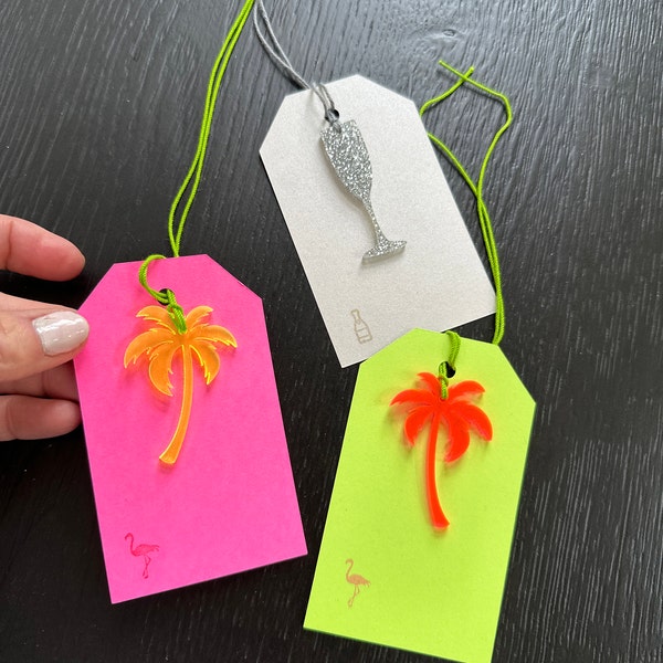 Cupcake Gift Tags, Cheerful Birthday Wishes & Congrats Hang Tags for ...