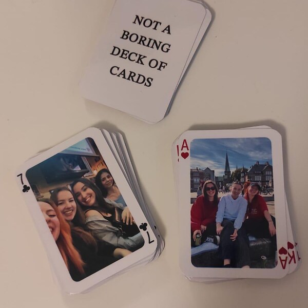 Custom Playing Cards, Personalized Playing Cards, Personalised Deck of ...