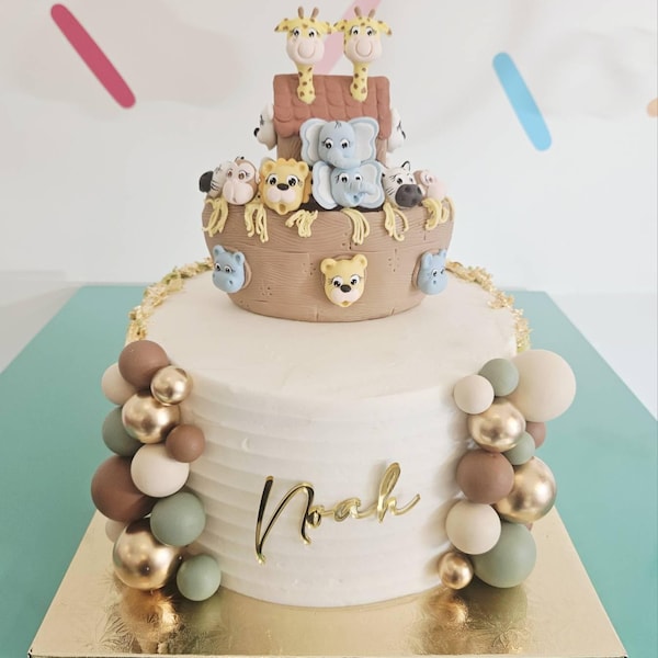 Ark Baby Shower, Noah's Ark Birthday, Noahs Ark Cake, Noahs Ark Cake ...