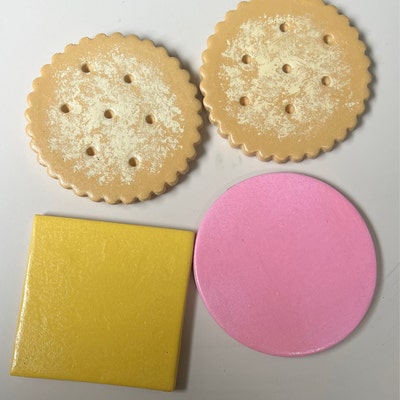 Unique Coaster Set Cheeseburger Coaster Set of 6 Coasters Unique ...