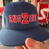 Free Personalization Custom Engine Fighter Station American Flag Hat ...