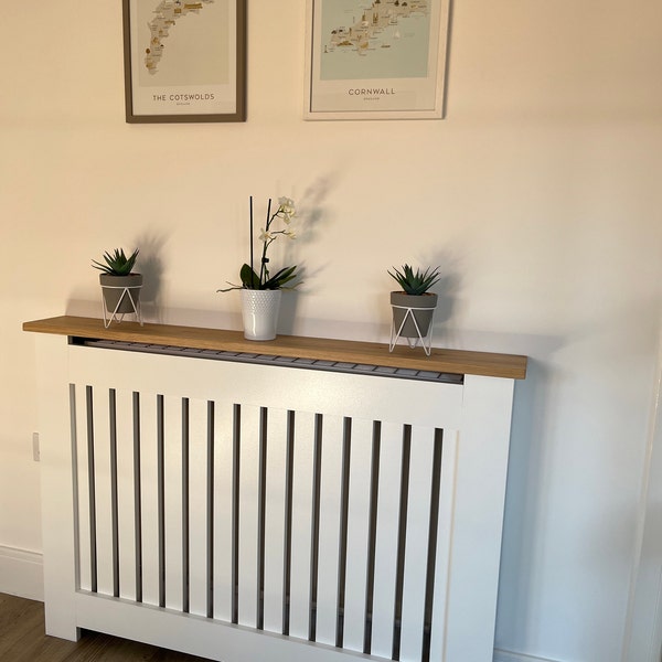100% Solid Oak-top Radiator Covers - Etsy UK