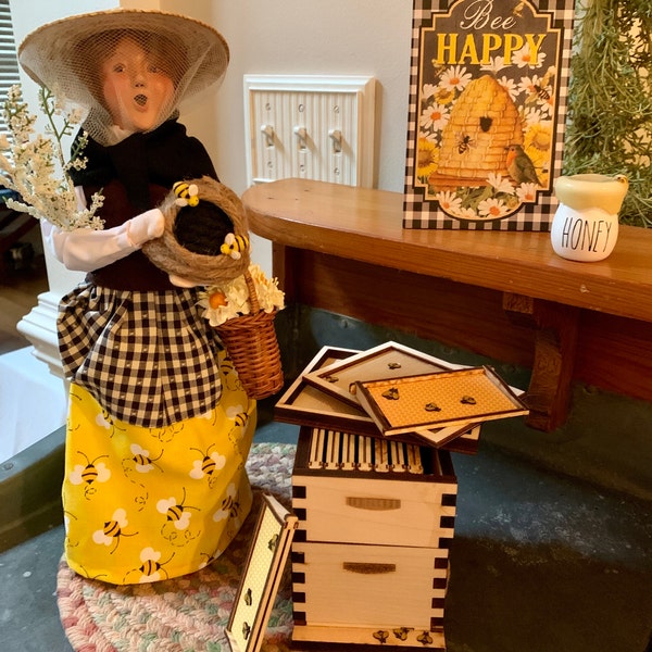 Mini DIY Bee Hive Model Kit, My Little Beekeeper Original Model Kit ...