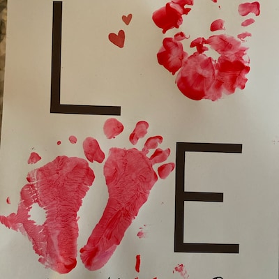 20 Valentine Handprint Art Printable Valentine's Day Classroom Mom ...