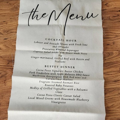 Wedding Linen Welcome Sign With Stand, Black Stand for Wedding, Custom ...