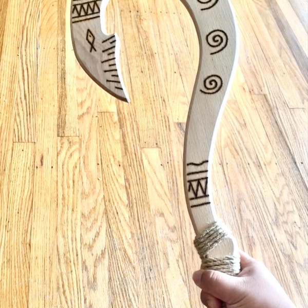 Handcrafted Moana Oar, Moana Paddle, Wooden Oar, Moana Costume, Moana ...
