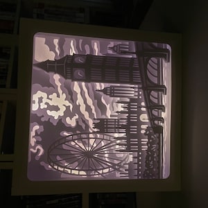 Dragon 4 Paper Cut Light Box Template, 3D Shadow Box SVG Files, Shadow ...