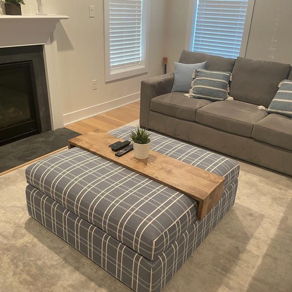 Ottoman Sled || Ottoman Coffee Table Tray || FREE SHIPPING || Coffee ...