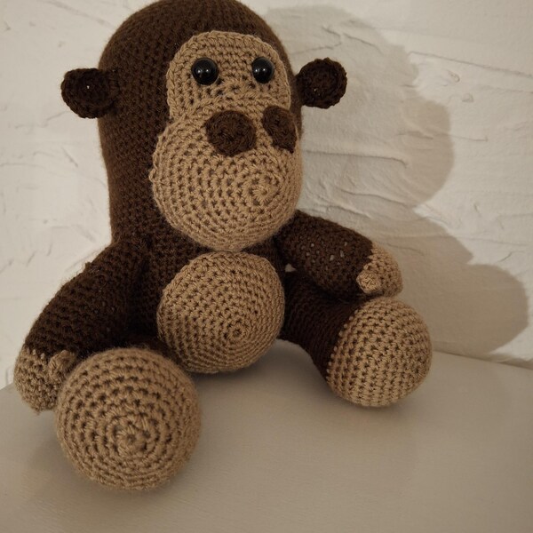 Bonzo the Gorilla - Cute Amigurumi Crochet Pattern - PDF - Etsy