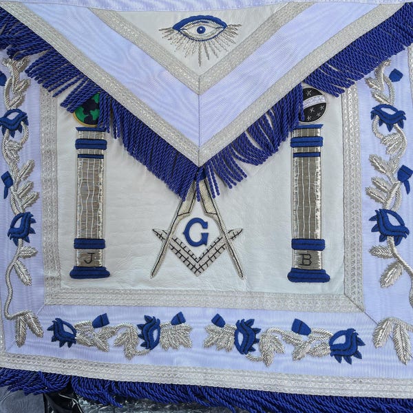 Masonic Royal Arch Past High Priest 100% Lambskin Apron PHP - HAND ...