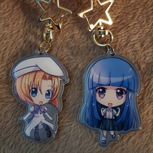 Higurashi Inspired Keychains | Etsy