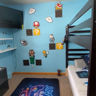 Customizable Mario Bros. Wooden Display - Etsy