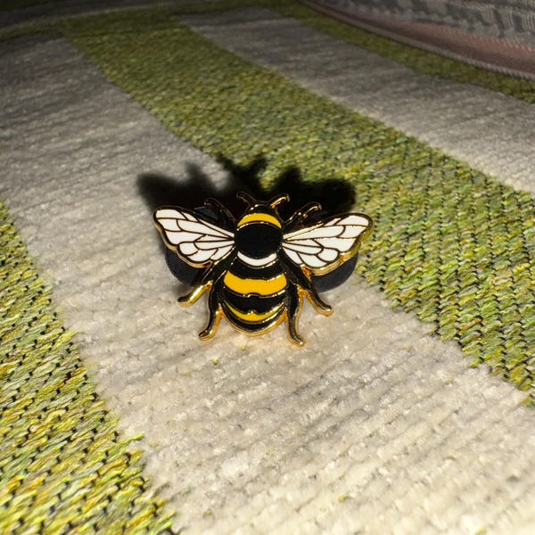 Bumblebee Hard Enamel Pin – Yellow Honey Bee Lapel Accessory - Etsy