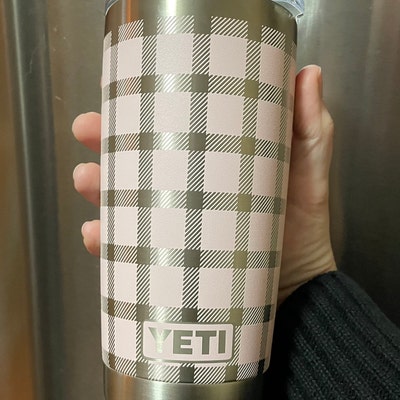 Plaid Print 20oz Yeti Tumbler With Magslide Lid Premium - Etsy