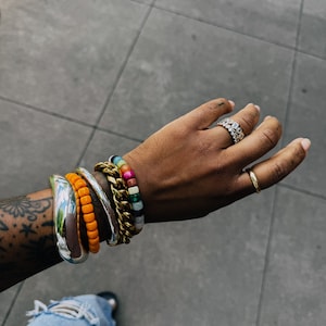 Neon Rose Quartz Bracelet Gemstone Beaded Bracelet Custom Designs ...