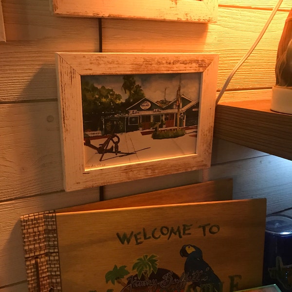 Key West Wall Art of Hemingway Home & Museum Watercolor Print Coastal ...