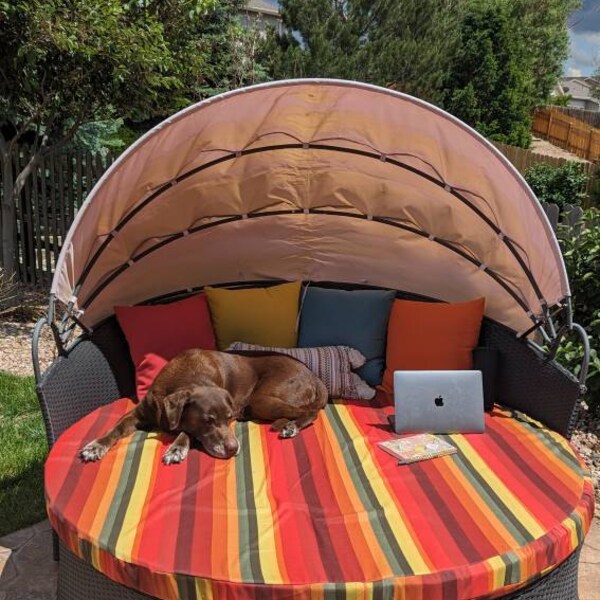 Custom Daybed Cover Set With 100% Screen Printed Polyester (zippered ...