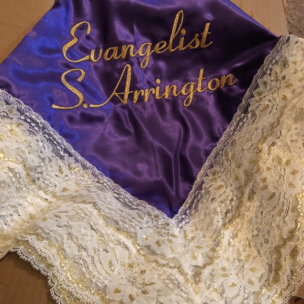 Church Lap Scarf, Personalized Lap Scarves,first Lady Church Lap Scarf ...
