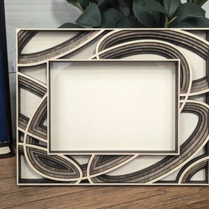 Multilayer Photo Frame DXF File / Laser Cut Photo Frame/ Wall Decor ...