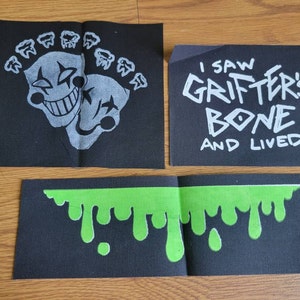 BONE APPLE TEETH Diy Blockprint Patch Tma - Etsy