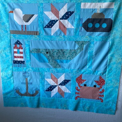 PDF Nautical Quilt Pattern Anchor Quilt Pattern - Etsy