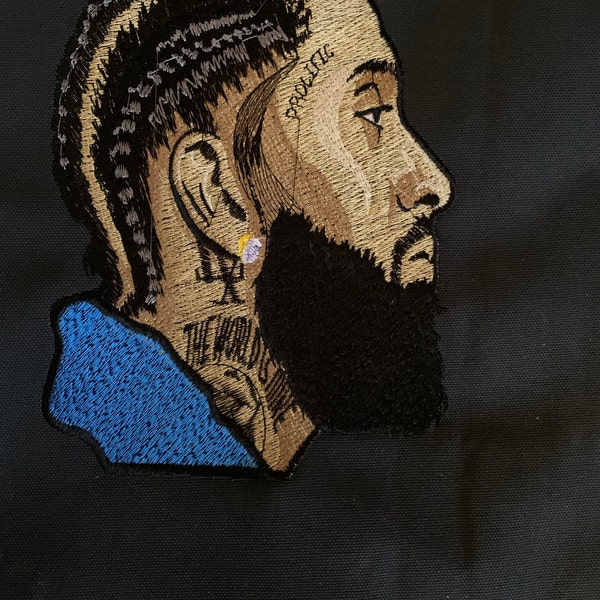 Rapper #6 Embroidery File 4x4, 5x7,6x9, 6x10 or Bigger Size Jef, Pes ...