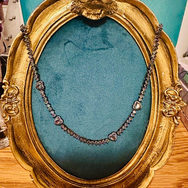 Gold Jewelry Organizer Set Ring Holder Necklace Hanger Resin Earring ...