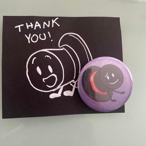 Inanimate Insanity Object Show Button Pins Fanart OSC - Etsy