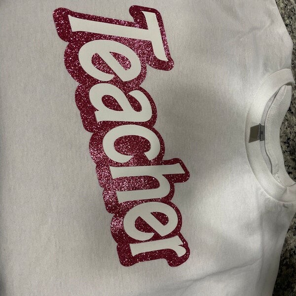 Girly Pink -teacher - SVG, PNG, JPG- Instant Zip File Download- Back to ...