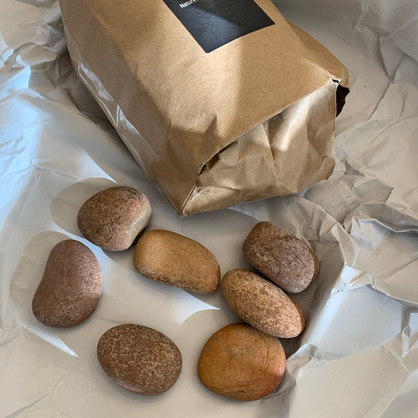 Natural Smooth River Rocks for Painting, Aquariums, Terrariums + 5 to ...