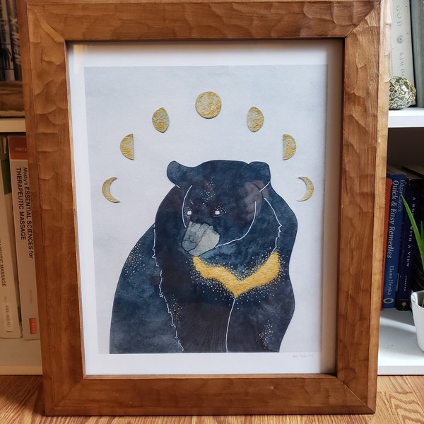 Moon Bear Print - Etsy
