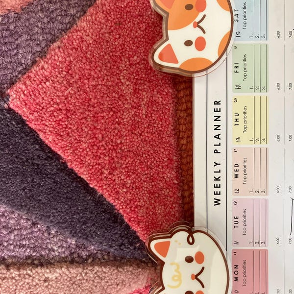 Crème the Cat - Acrylic Clip | Clear Acrylic, Binder Clip, Paper ...