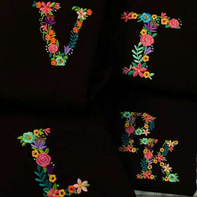 UPDATED Floral Whole Entire Alphabet Garden Flag Monogram Liberty ...