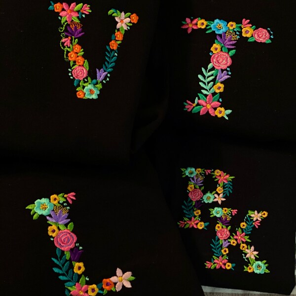 UPDATED! Floral Whole Entire Alphabet Garden Flag Monogram Liberty ...