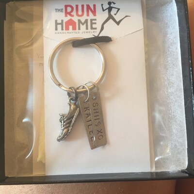 Cross Country Running Key Chain Personalized Custom Running Key Chain ...