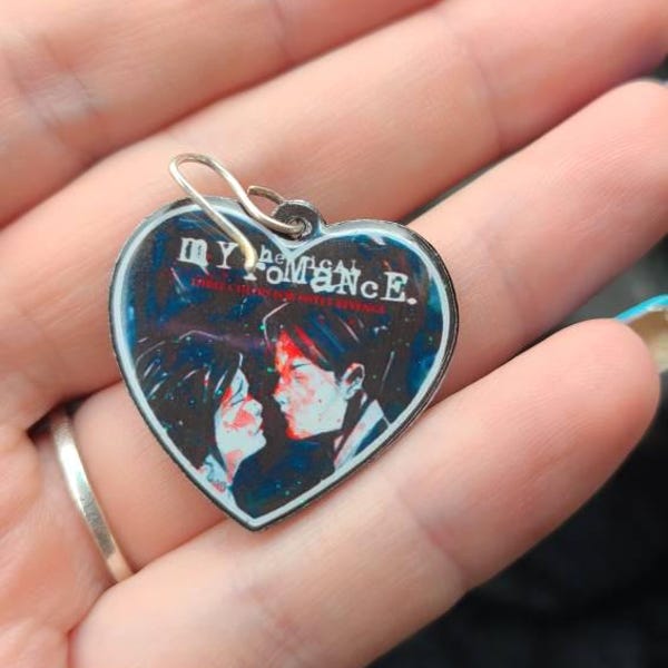 My Chemical Romance MCR Best Friend Keychain Accessories Earrings Phone ...