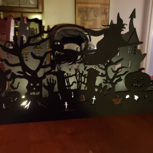 Personalized Halloween Candle Box - Halloween Centerpiece - Halloween ...