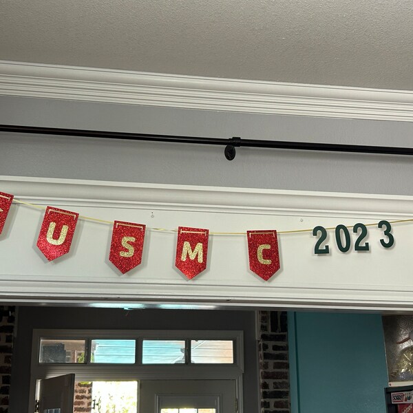 USMC Banner - Etsy