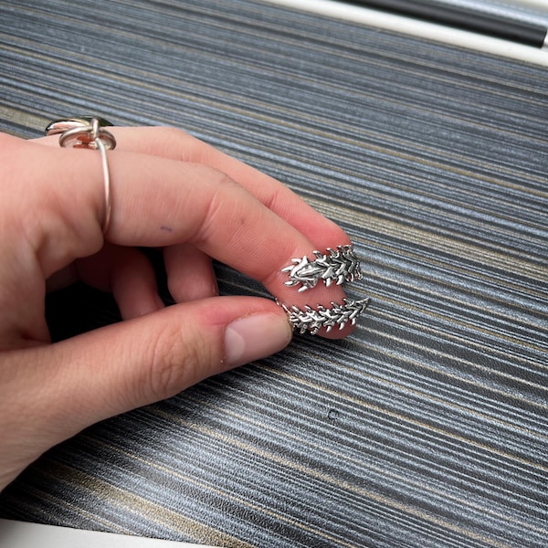 Adjustable Centipede Ring - Millepede Silver Ring, Scolopendra Ring, Cool Snake Ring, Gothic ...
