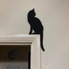 Black Labrador Door Topper Handmade Sitting on Top of Door Frame 3mm ...