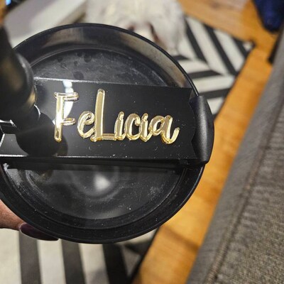 Modern Stanley Name Plate Stanley Topper Bridal Party Gifts ...