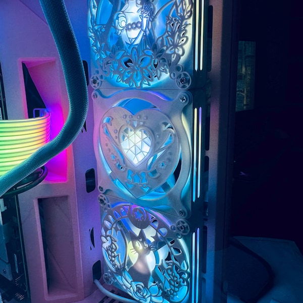 120mm PC Fan Cover Tree of Life Guard Computer Case Custom Accessory ...