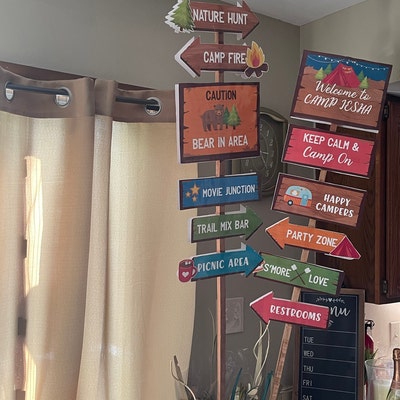 Candy Land Modern Party Sign Sweet Pastel Decors Candyland Castle ...