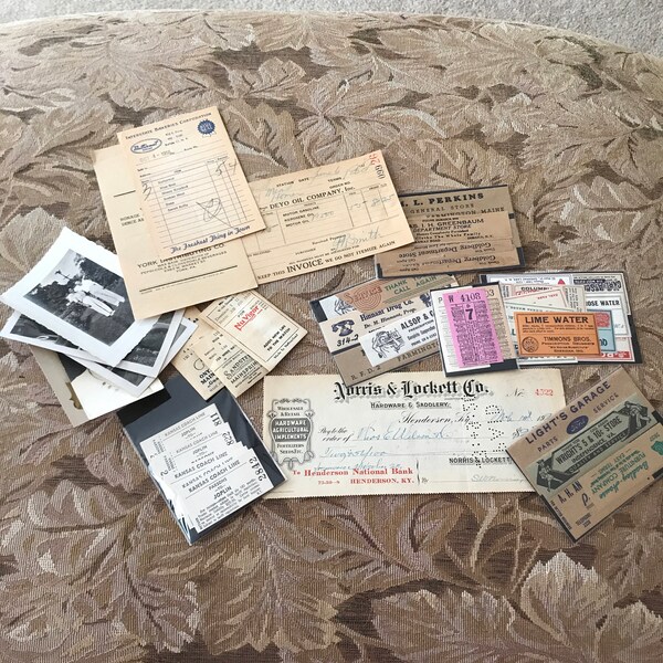 Vintage Checks Assortment - Etsy