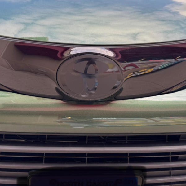 2018-2025 Toyota Sienna Front Stealth Emblem Vinyl Overlay Decal ...